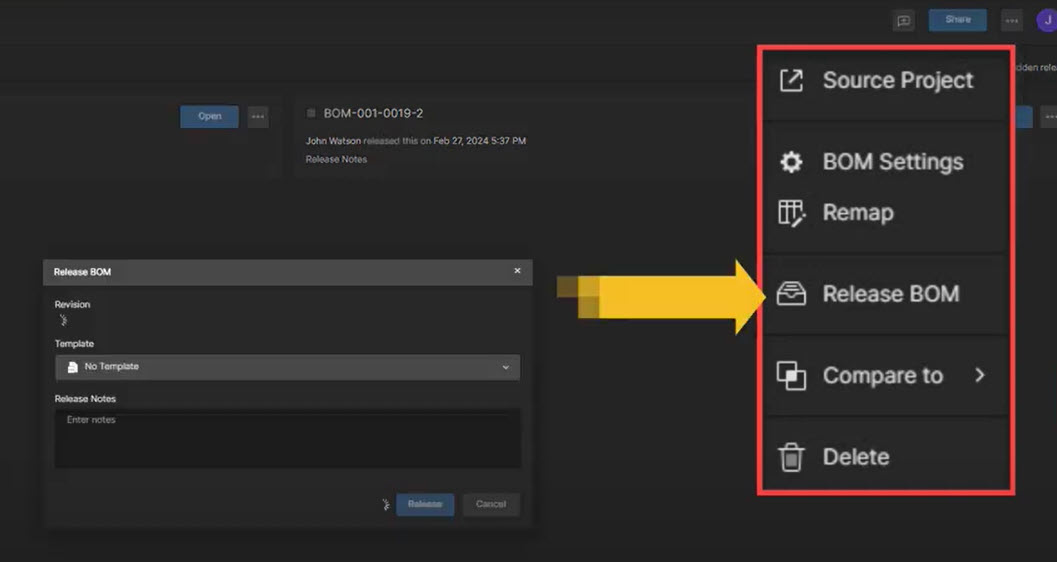 BOM Portal Releases Panel | BOM Portal | Video Tutorials | Learn Altium 365